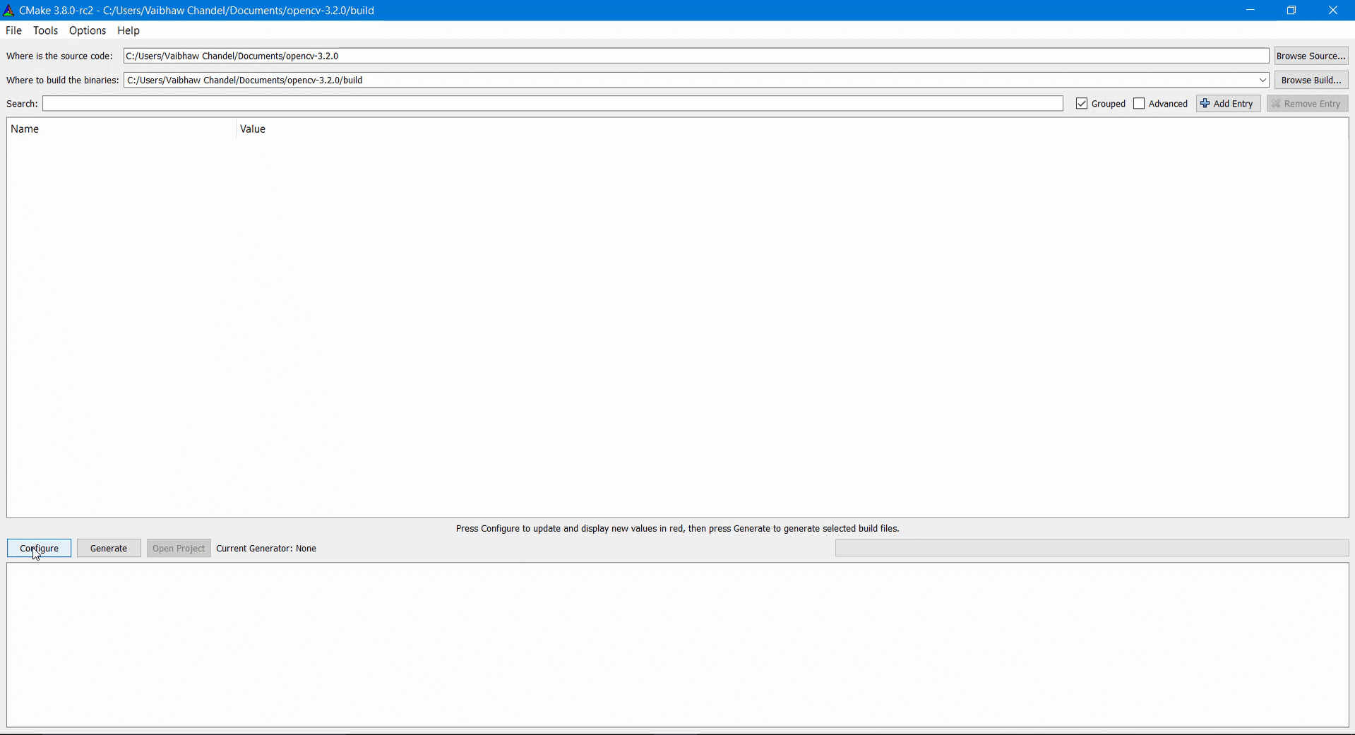 Opencv Installation In Windows